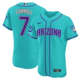 Men's 2024 Arizona Diamondbacks Teal Purple Jersey - All Stitched ...