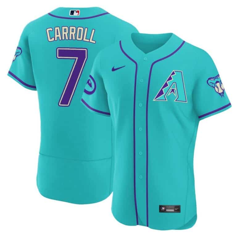 Men's 2024 Arizona Diamondbacks Teal Purple Jersey - All Stitched ...