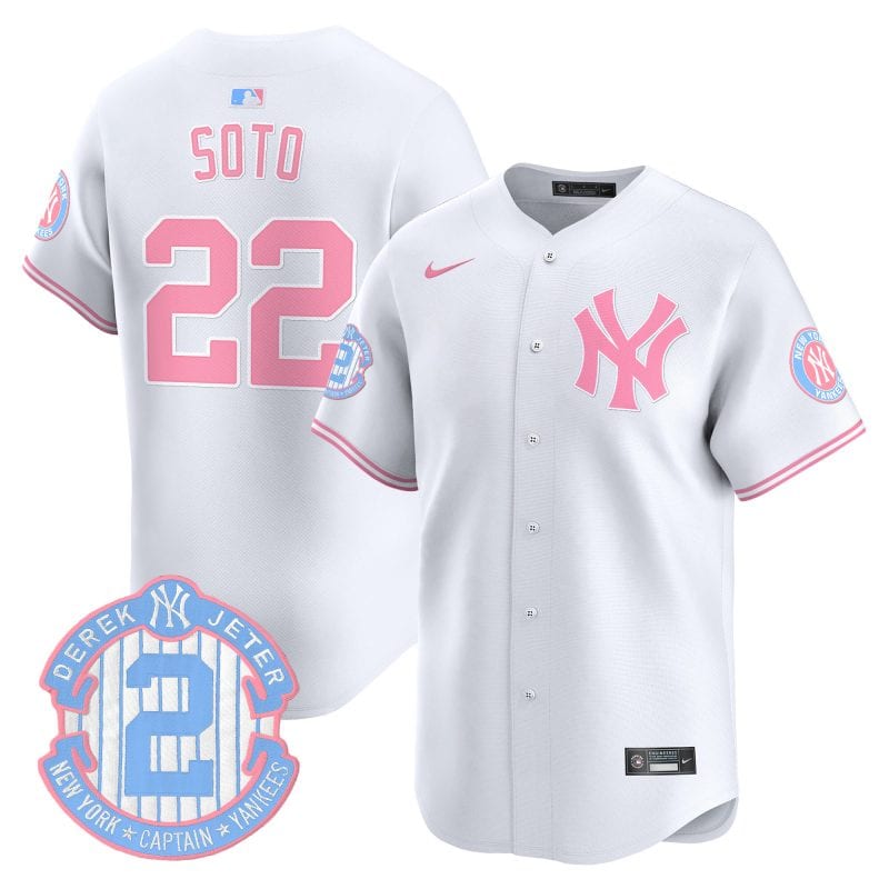 Unisex New York Yankees Bubblegum Pink Vapor Premier Limited Jersey ...